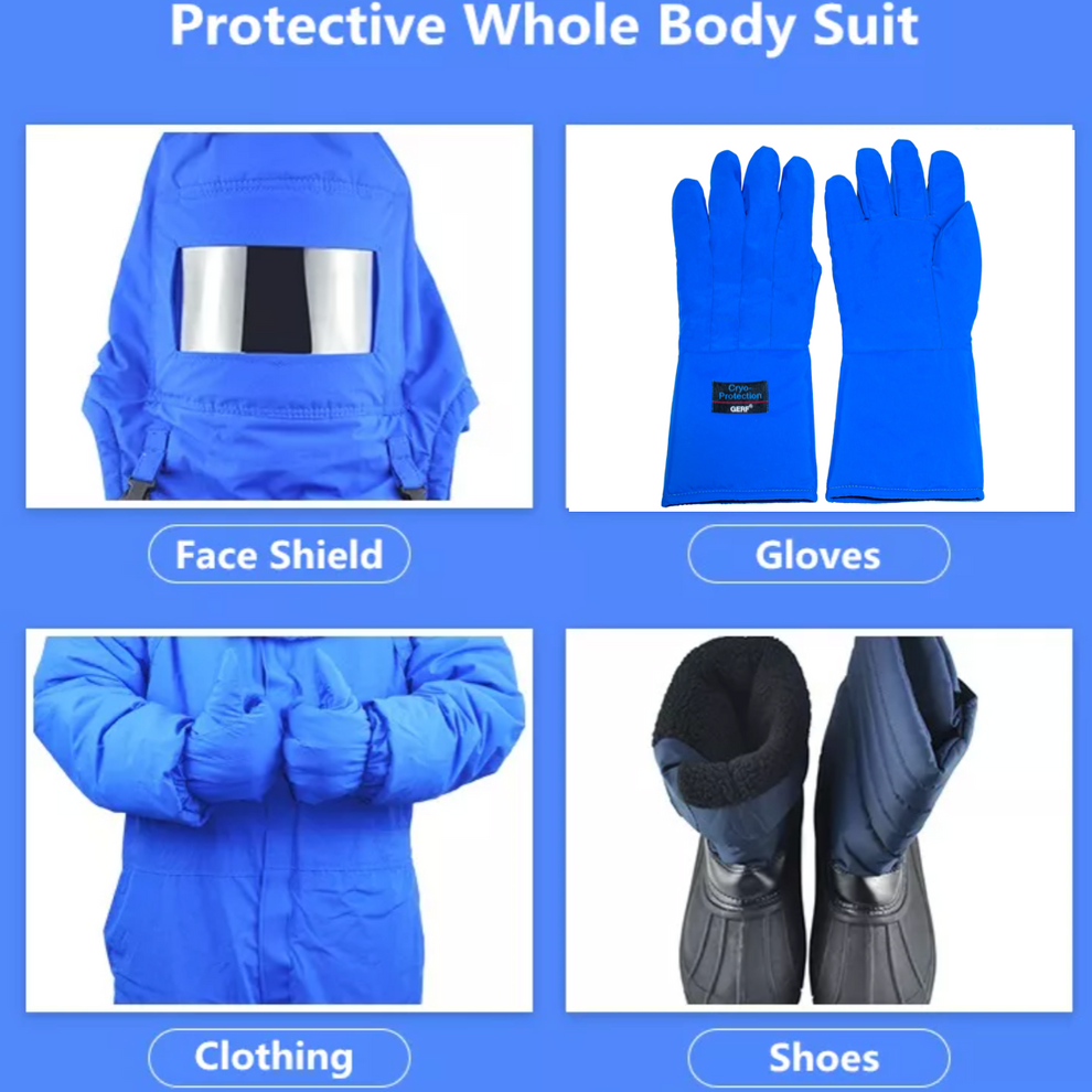 Waterproof Cryo Suit Safety Kits Full – GERF® Certified Cryogenic Gloves